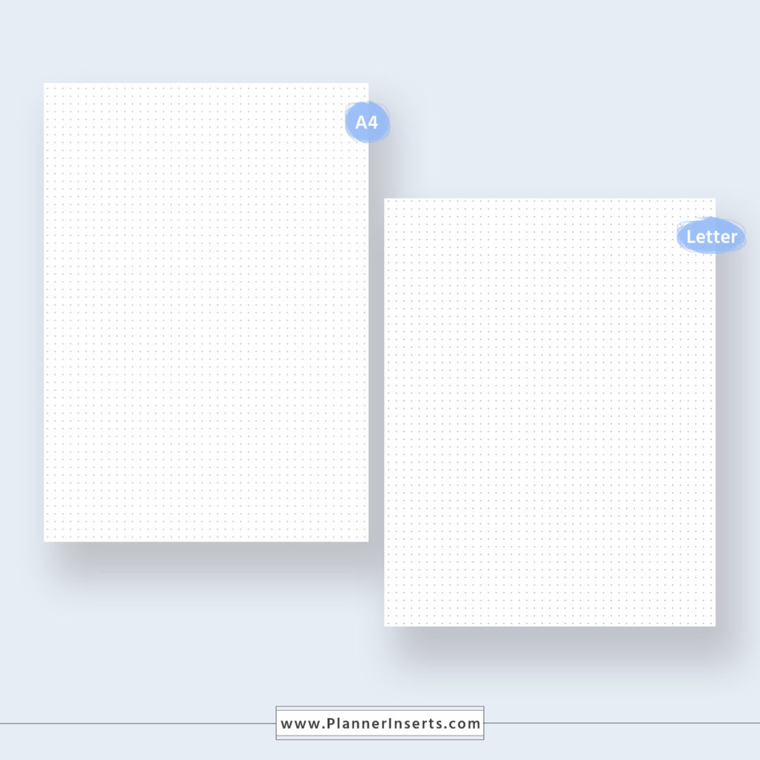 Dot Grid Paper, Graph Paper, Lined Paper for Unlimited Instant Download ...