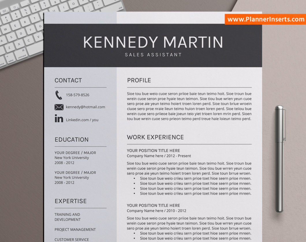 Job Winning CV Template Word, Professional CV Format, Modern and ...