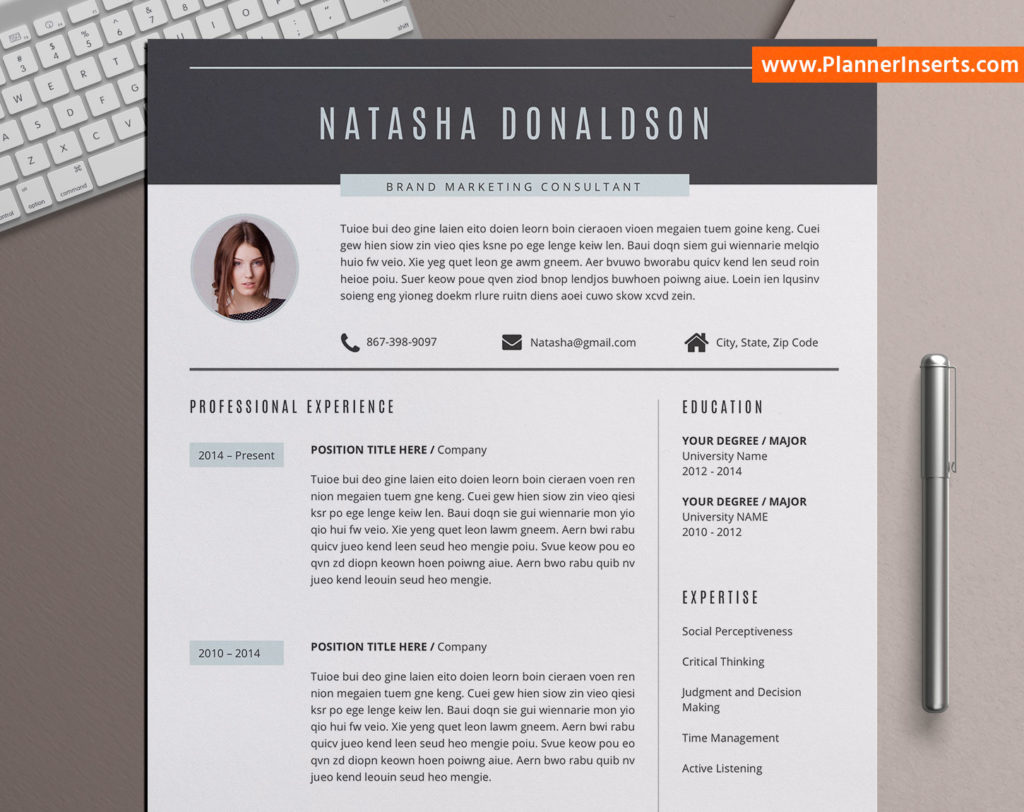 Best Selling CV Templates – PlannerInserts.com