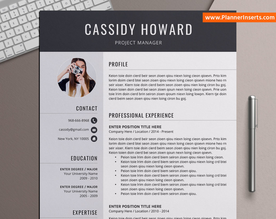 Professional and Simple CV Templates for Creating Better Personal ...